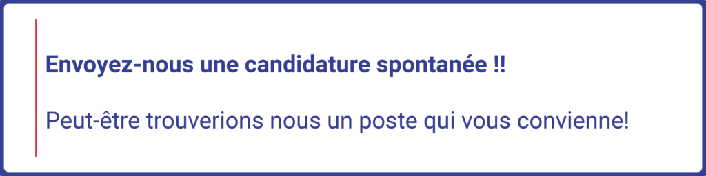 Candidature spontanée – Groupe SF